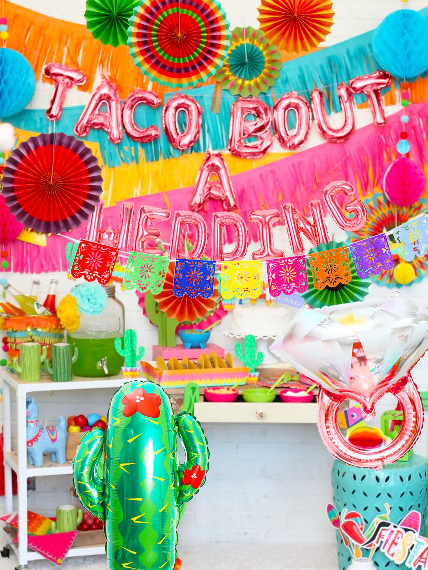 JeVenis Taco bout a Wedding Banner Decoration Taco bout Love Wedding Shower Decoration Taco bout a Wedding Backdrop Mexican Wedding Bridal Shower Decoration