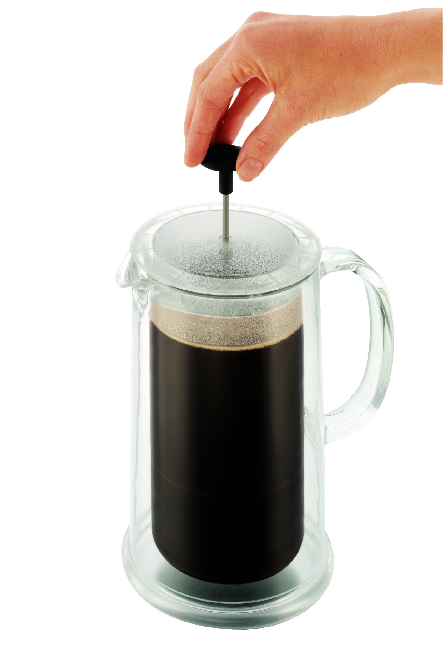 BODUM 1608-10 Thermia Double Wall Coffee and Tea Press, 12.6 x 17.9 x 23.8 cm,Transparent