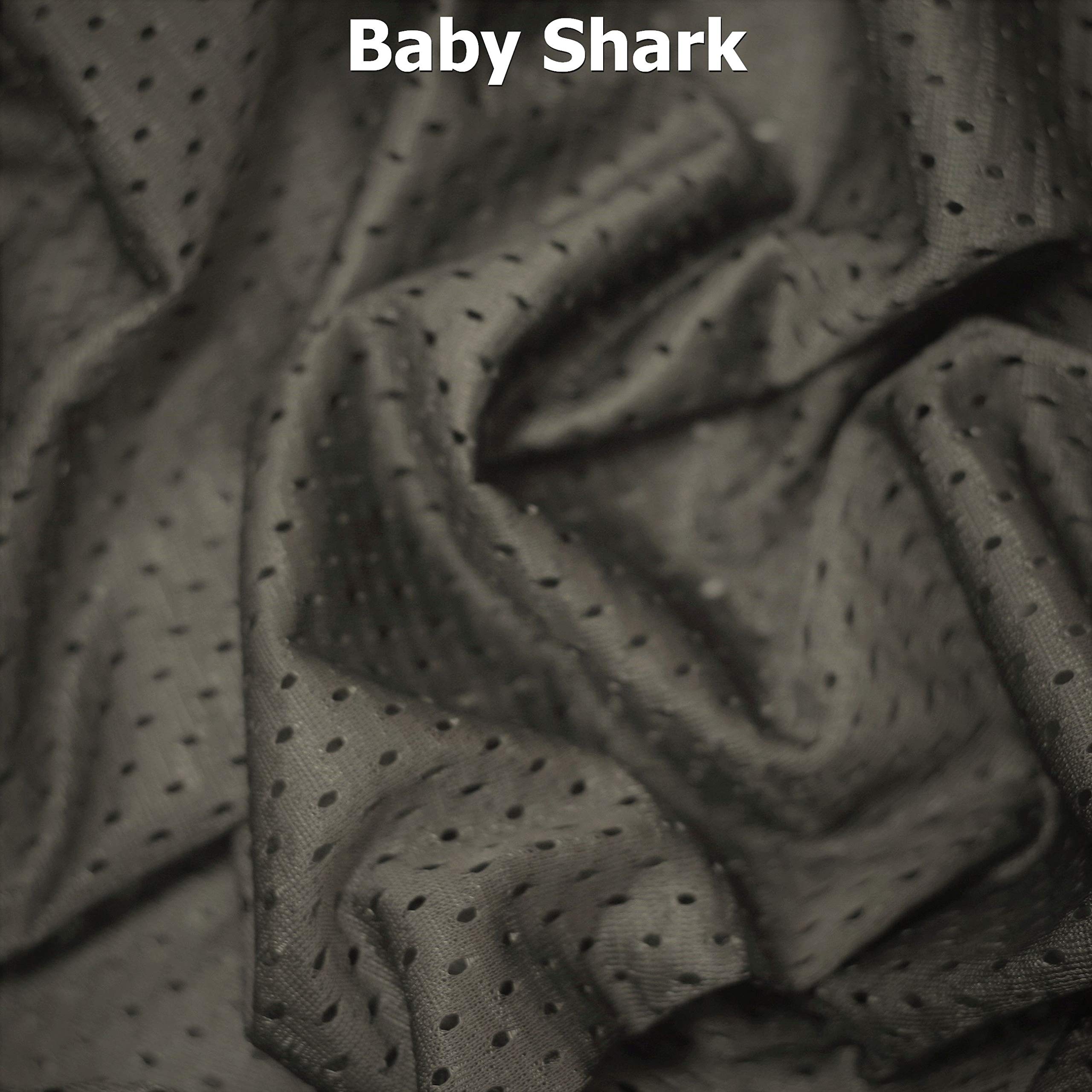 Beachfront Baby Wrap - Versatile Water & Warm Weather Baby Carrier | Made in USA with Safety Tested Fabric, CPSIA & ASTM Compliant | Lightweight, Quick Dry (Baby Shark, One Size)