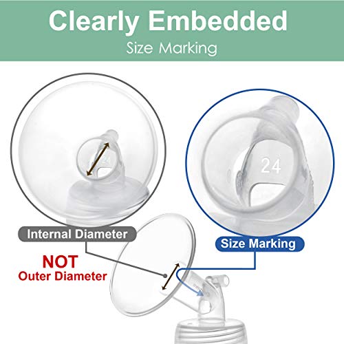 Maymom Pump Parts Compatible with Spectra S2 Spectra S1, 9 Plus Pump Not Original Spectra Pump Parts Replace Spectra S2 Accessories and Spectra Flange. Inc Flange Backflow Protector Tubing (24mm)