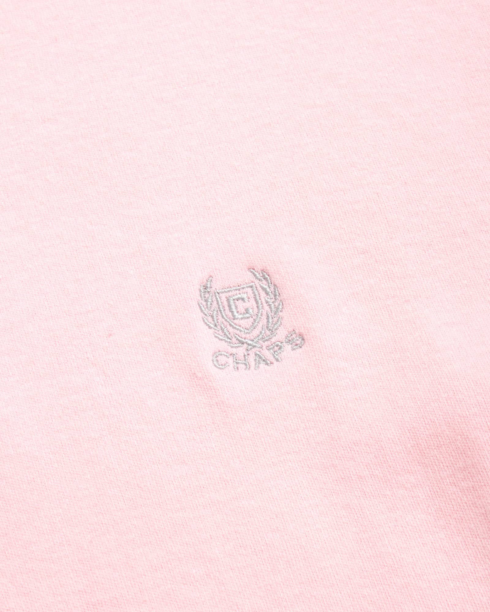 Chaps Men's Polo Shirt - Classic Fit Short Sleeve 2-Button Double Knit Cotton Polo Shirt (S-XL), Size Medium, Pink Carnation