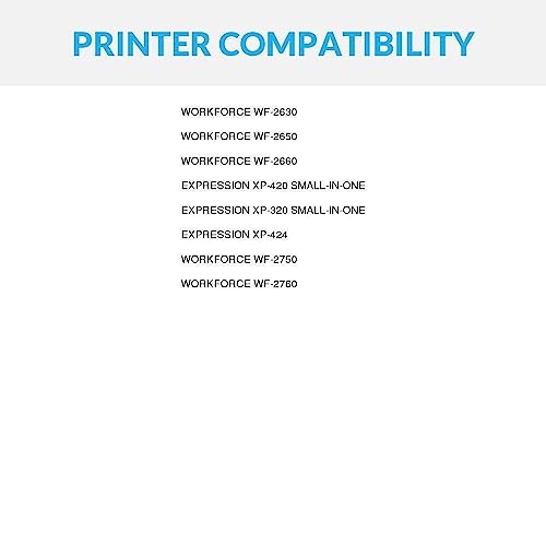 SPEEDYINKS Remanufactured Replacement for Epson 220XL Ink Cartridges 220 XL T220XL120 High Yield (Black, 4-Pack) for Epson Workforce WF2760 WF2630 WF2650 WF2660 XP420 XP320 WF2750 XP-424 WF-2760