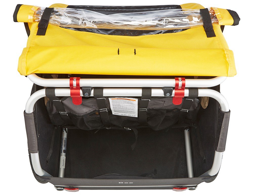 Burley Bee 2 Seat Children's Bicycle Trailer in Yellow