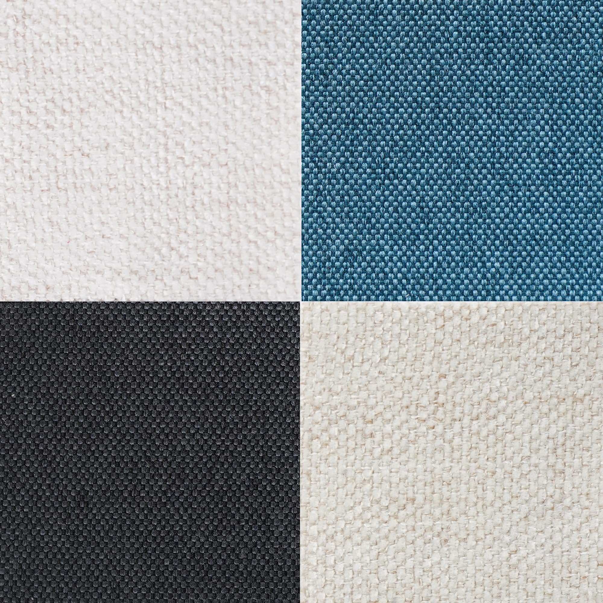 EASE MOOSE Linen Fabric Swatch Kit Modular Sofa Sectional Couch with Storage, Beige, Off-White, Grey, Blue, 4 Colors Linen Fabric Swatch