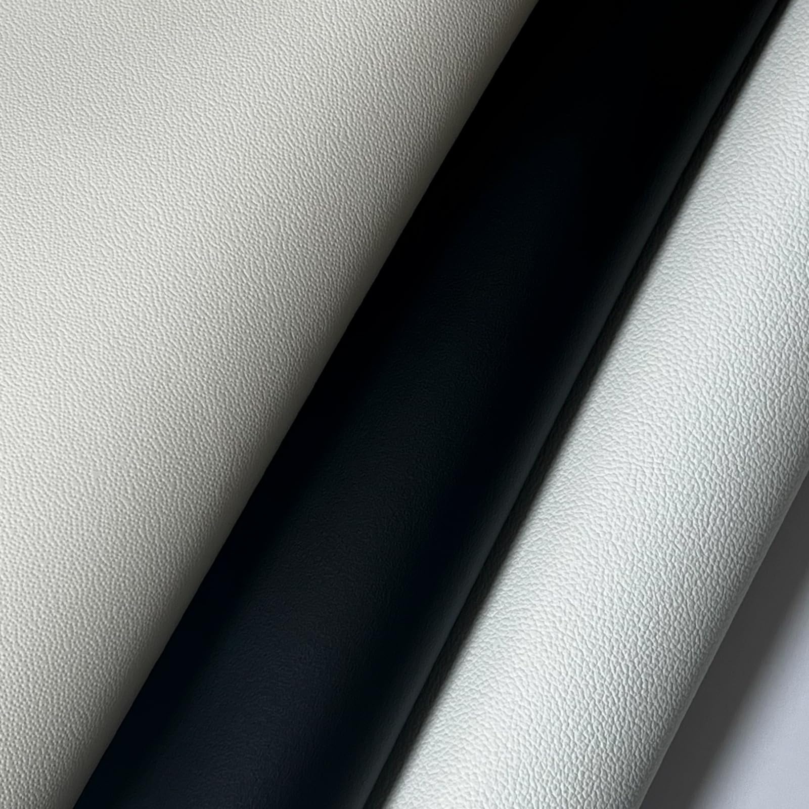 Faux Leather Fabric, 54"x36" Thick Durable Synthetic Upholstery Leather Vinyl, Soft Smooth Waterproof, Durable,Replacement Renovate for Wallets, DIY Projects, Furniture, Car Seats 1 Yard-Black