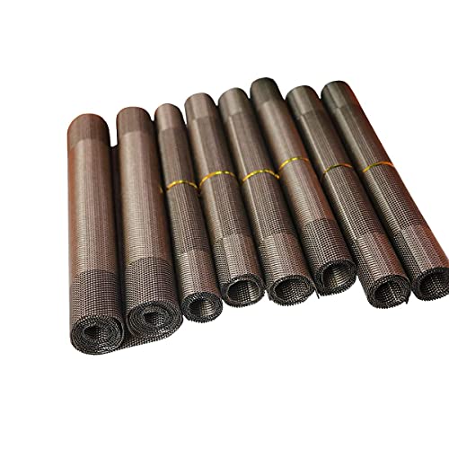 Placemats with Table Runner Sets Place Mats, Woven Crossweave Placemat Vinyl Kitchen Tablemat, Washable PVC Table Mats for Dining Table, Parties, Farmhouse, Thanksgiving, Christmas & Gathering (Brown)
