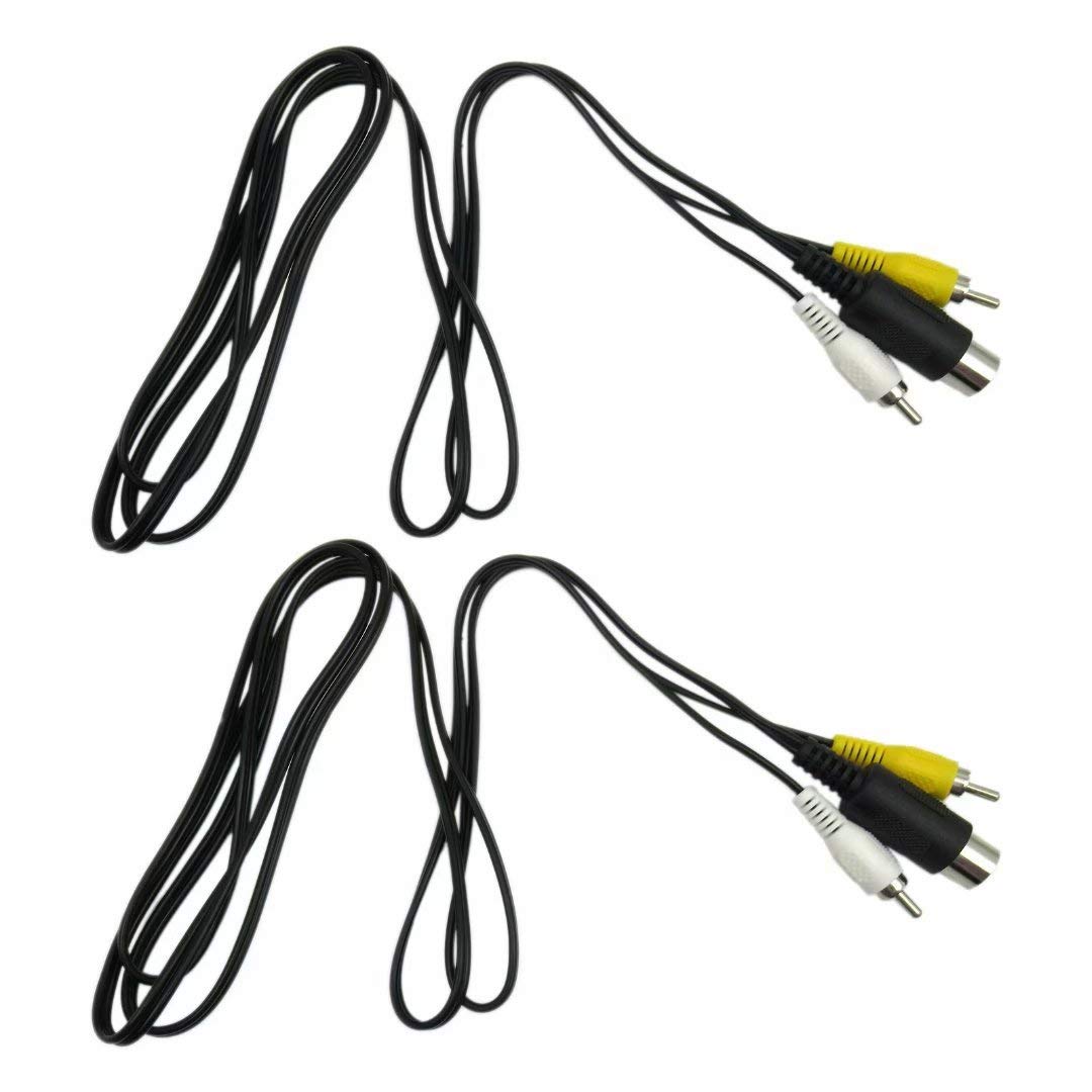 WGL New 6FT RCA TV AV Audio Video Cord Cable for Sega Genesis 1 & Sega Master System