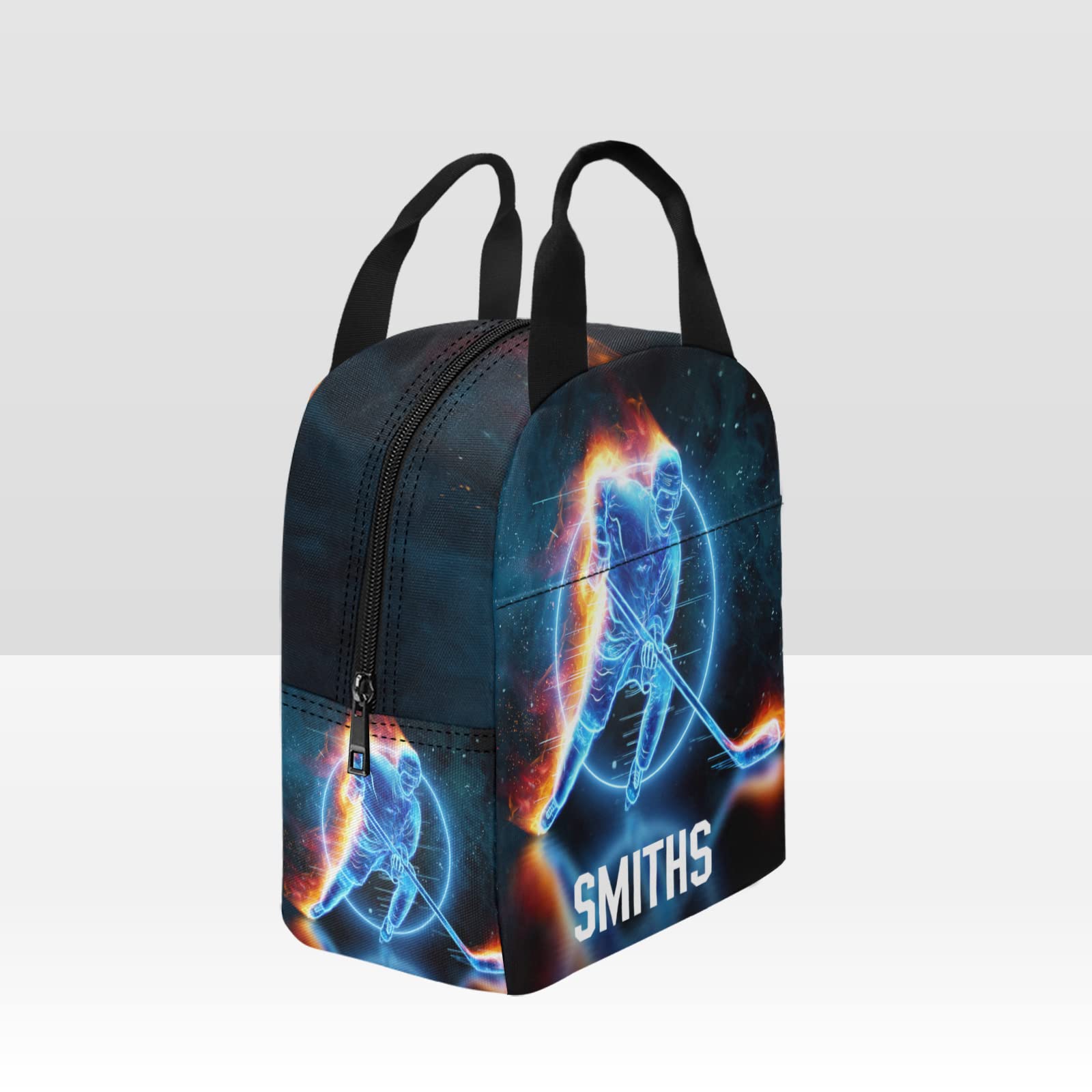 Deargifts Personalized Nylon Lunch Bag, Hockey, Unisex, Over 3 Years Old