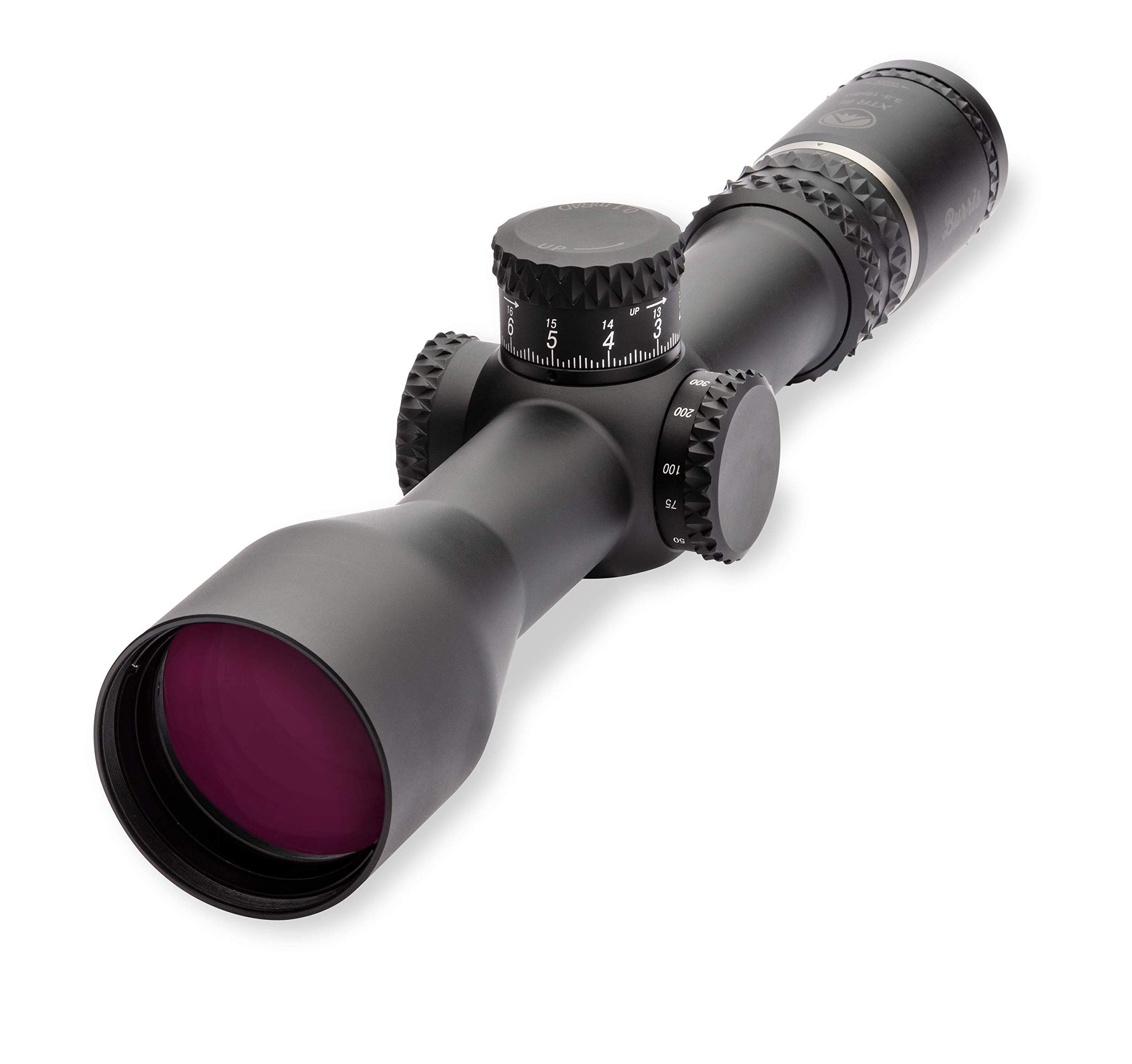 Burris Xtreme Tactical XTR III Precision Rifle Scope with 5X Zoom and Zero Click Stop Adjustment, 3.3-18x50mm, SCR Mil Reticle