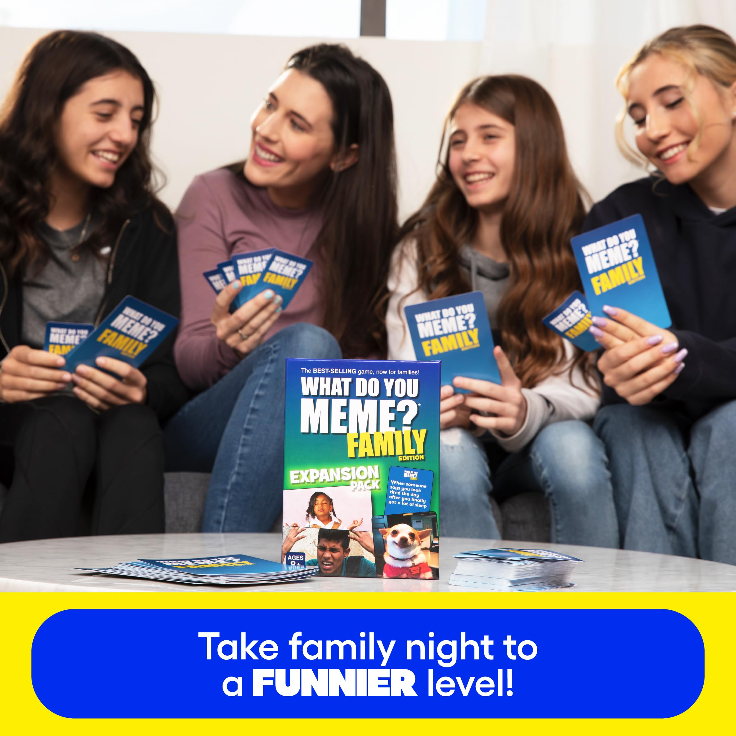 WHAT DO YOU MEME? Family Edition Expansion Pack #1 – Designed to be Added to The Core Family Party Game