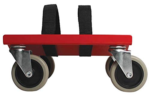 Extreme Max 5800.0228 V-Slides Snowmobile Dolly System - Steel, Red