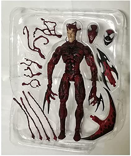 chengchuang Venom Legends Series - Venom Carnage Action Figure - Venom Carnage Figure - Venom Carnage Toy Collectible Figure, 7 Inch (Venom+Carnage)