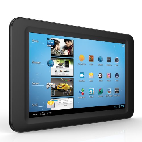 Coby Kyros 7-Inch Android 4.0 4 GB Internet Tablet 16:9 Capacitive Multi-Touch Widescreen - MID7047-4 (Black)