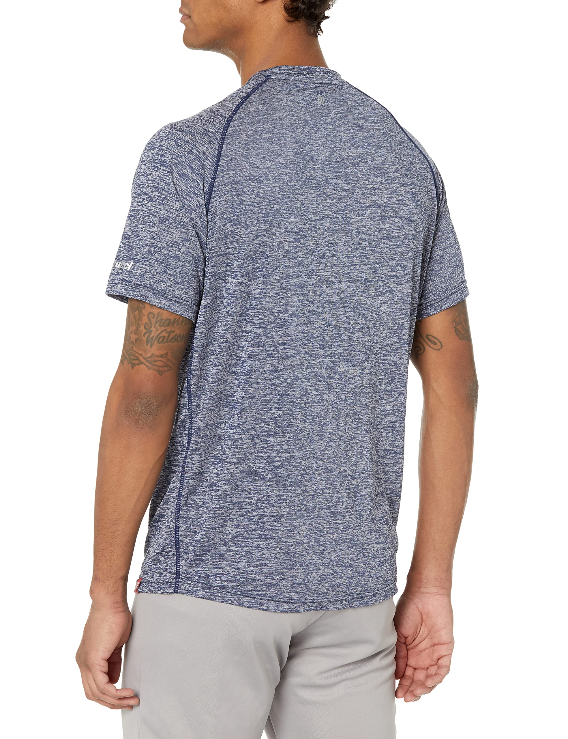 Marucci Men's Crossover Marled TEE Navy Blue