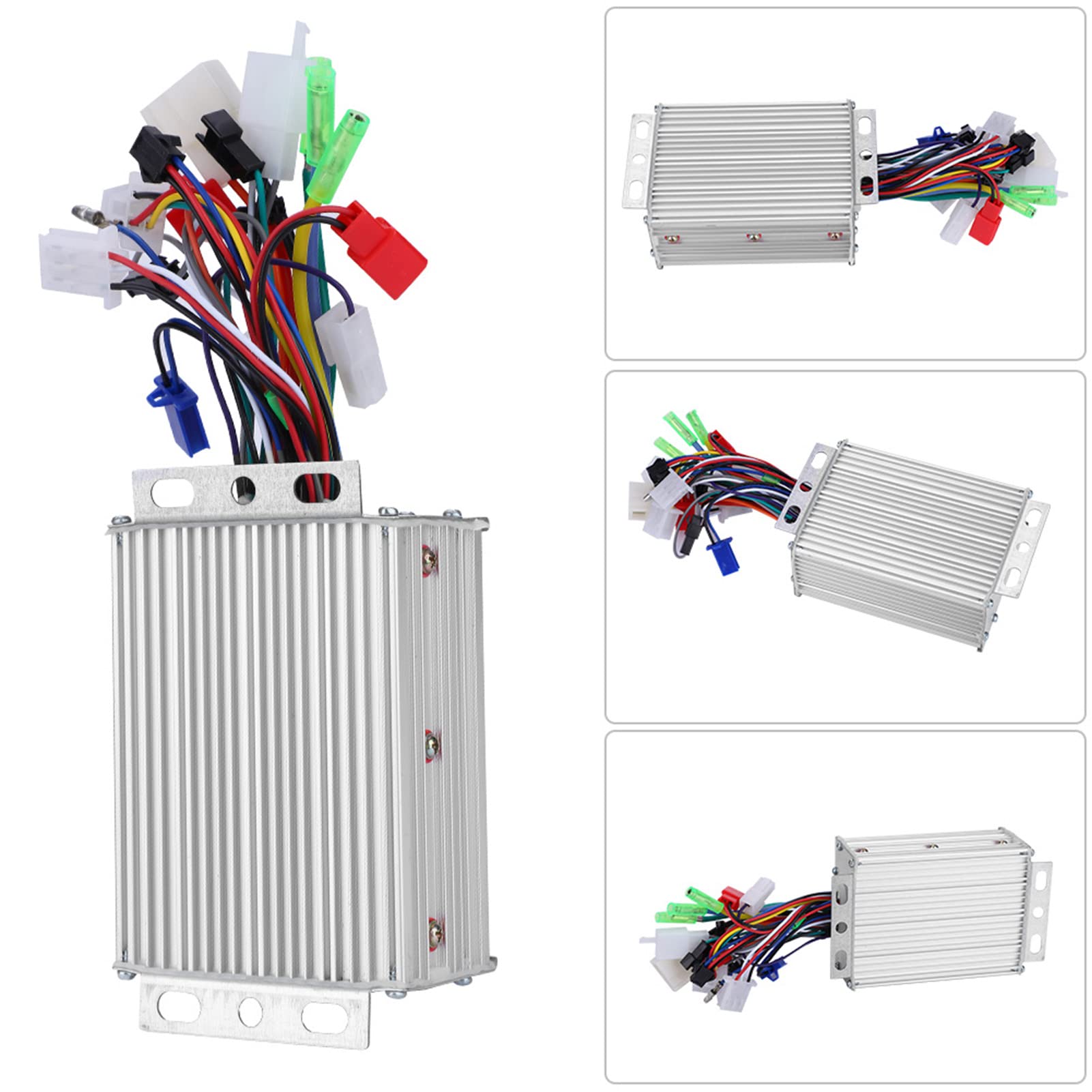 Bnineteenteam 450W Motor Brushless Controller,Aluminium Alloy Electric Bike Speed Motor Controller for Electric Scooter (48V/60V 450W)