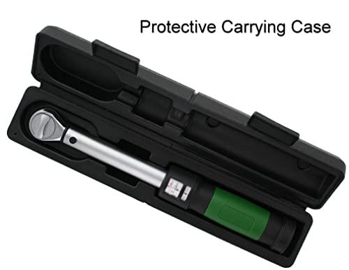 eTORK Click-Style Torque Wrench (3/8-Inch Drive) (Range: 50-250 Inch Pounds / 6-28 Newton Meters)