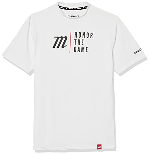MARUCCI YOUTH HONOR THE GAME PERFORMANCE TEE WHITE Large