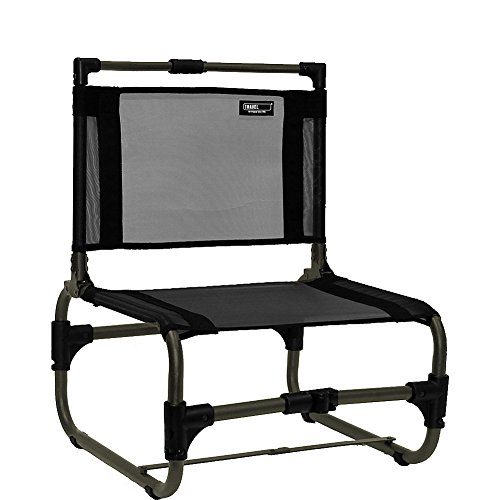 TravelChair Larry Chair Aluminum- 169A, Low Seating, Portable Chair for Outdoor Adventures, Quick Drying Mesh Fabric, Lightweight Folding Chair with Carry Bag