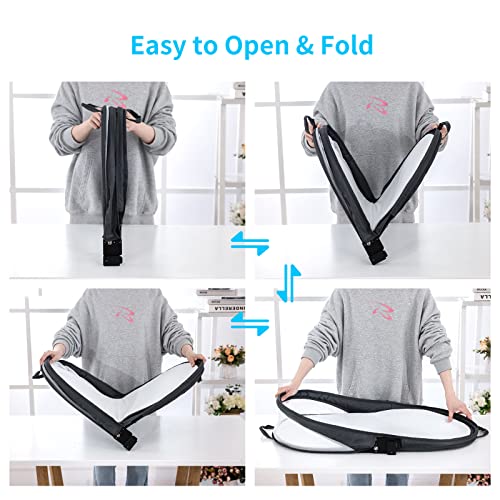 Sporary Baby Travel Portable Baby Pod - Folding Mini Crib with Mosquito Net Lightweight Washable Foldable