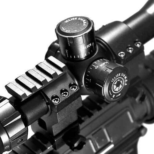 BARSKA Tactical Riflescope Rings (30mm STD) , Black