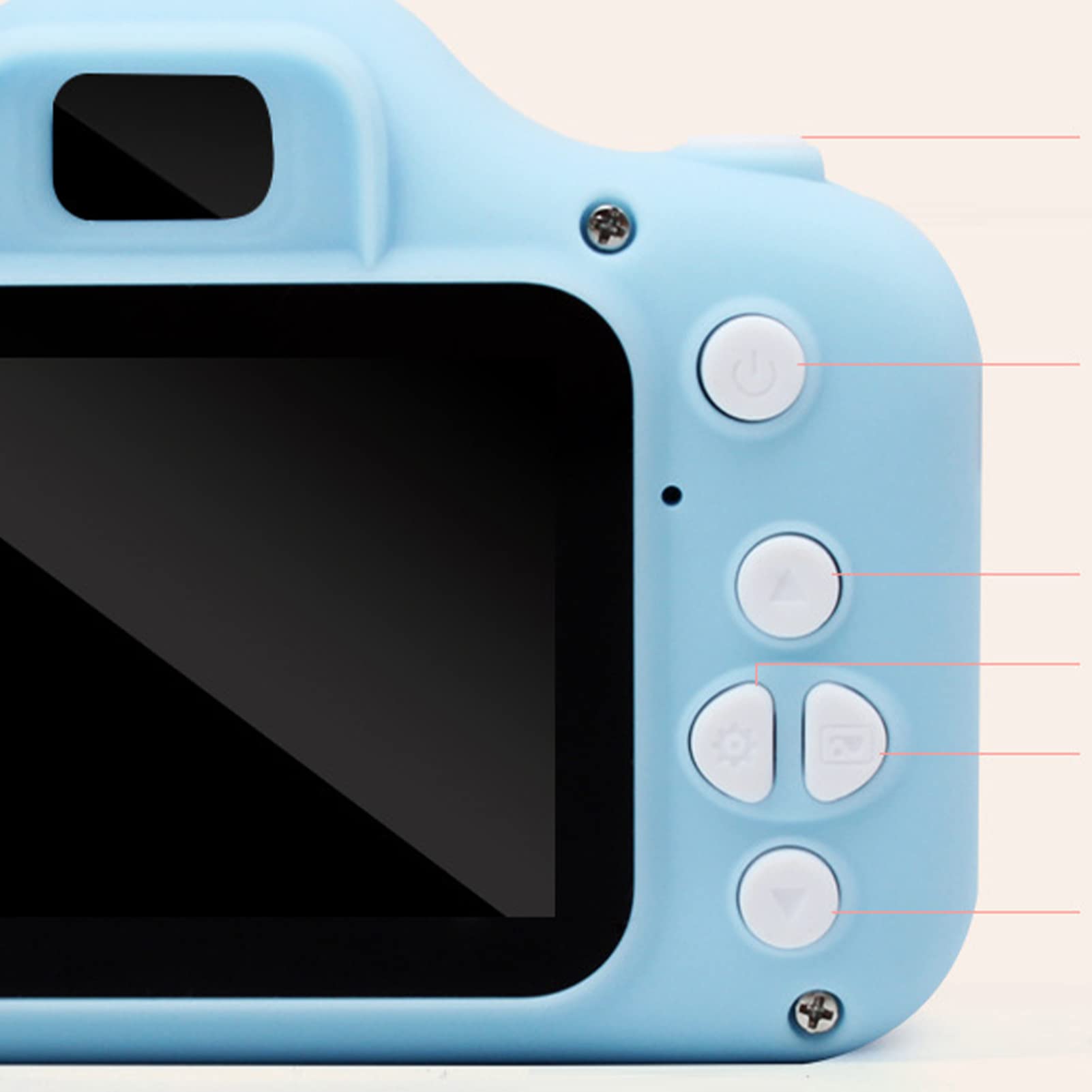 Children Digital Camera, Gift Fall Resistant Children Mini Camera 32GB Maximum Memory Card for 3β12 Yrs for Travel