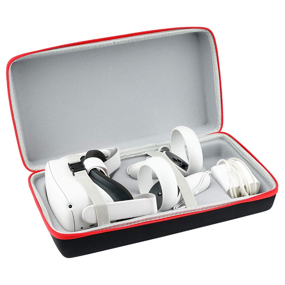 Brappo VR Carrying Case Compatible with Oculus Quest, Protect Oculus Quest VR Gaming Headset and Controllers Accessories