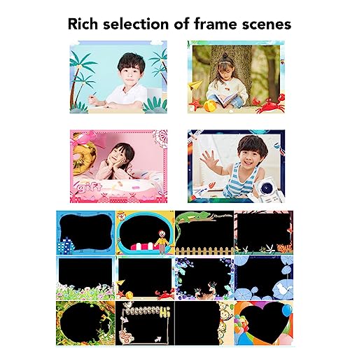 Children Digital Camera 20MP 400mAh 1080P USB 2in Color Display Automatic Focusing Kid Student Digital Camera Games Kids Electronics Personal Video Players Accessories (Pink) Ele