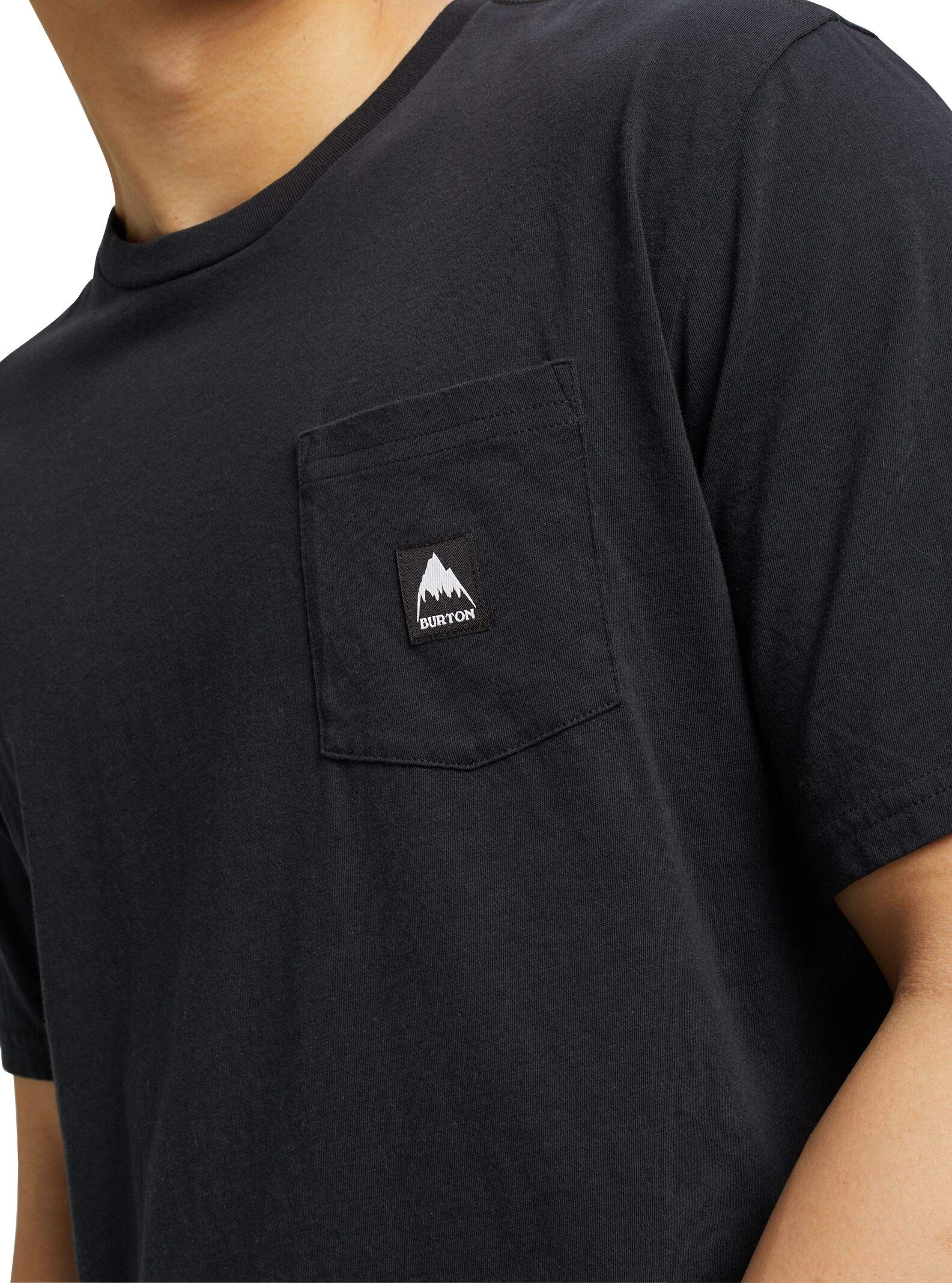 Burton Men's Colfax Short Sleeve T-Shirt, True Black, L
