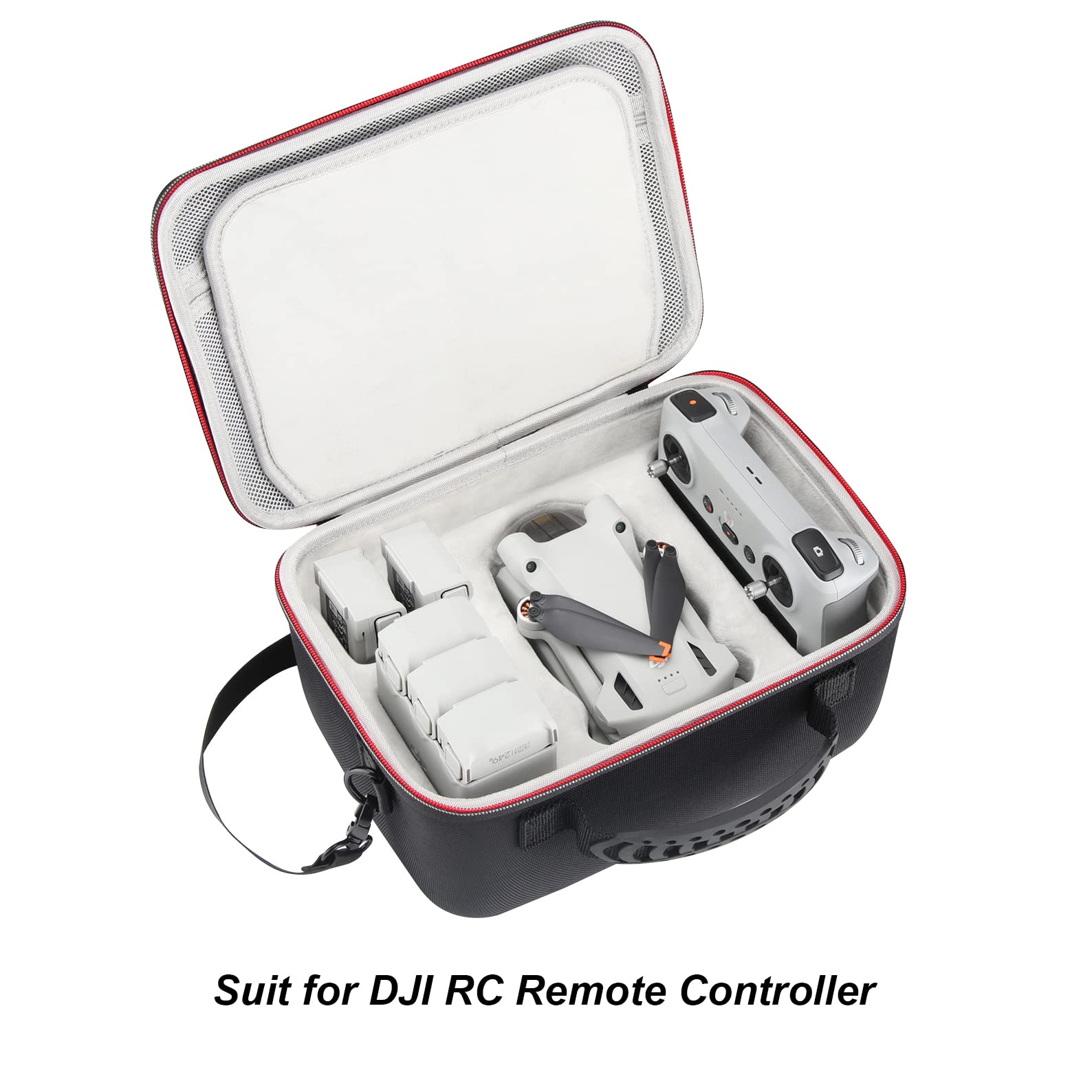 cevanace Hard Waterproof Carrying Case for DJI Mini 3 Pro and Mini 3, DJI Mini 3 Pro and DJI Mini 3 Storage Bag, Compatible with DJI RC or DJI RC-N1 Controllers and Other DJI drone Accessories