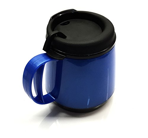 ThermoServ Foam Insulated Wide Body Mug, 20-Ounce, Pearl Dark Blue