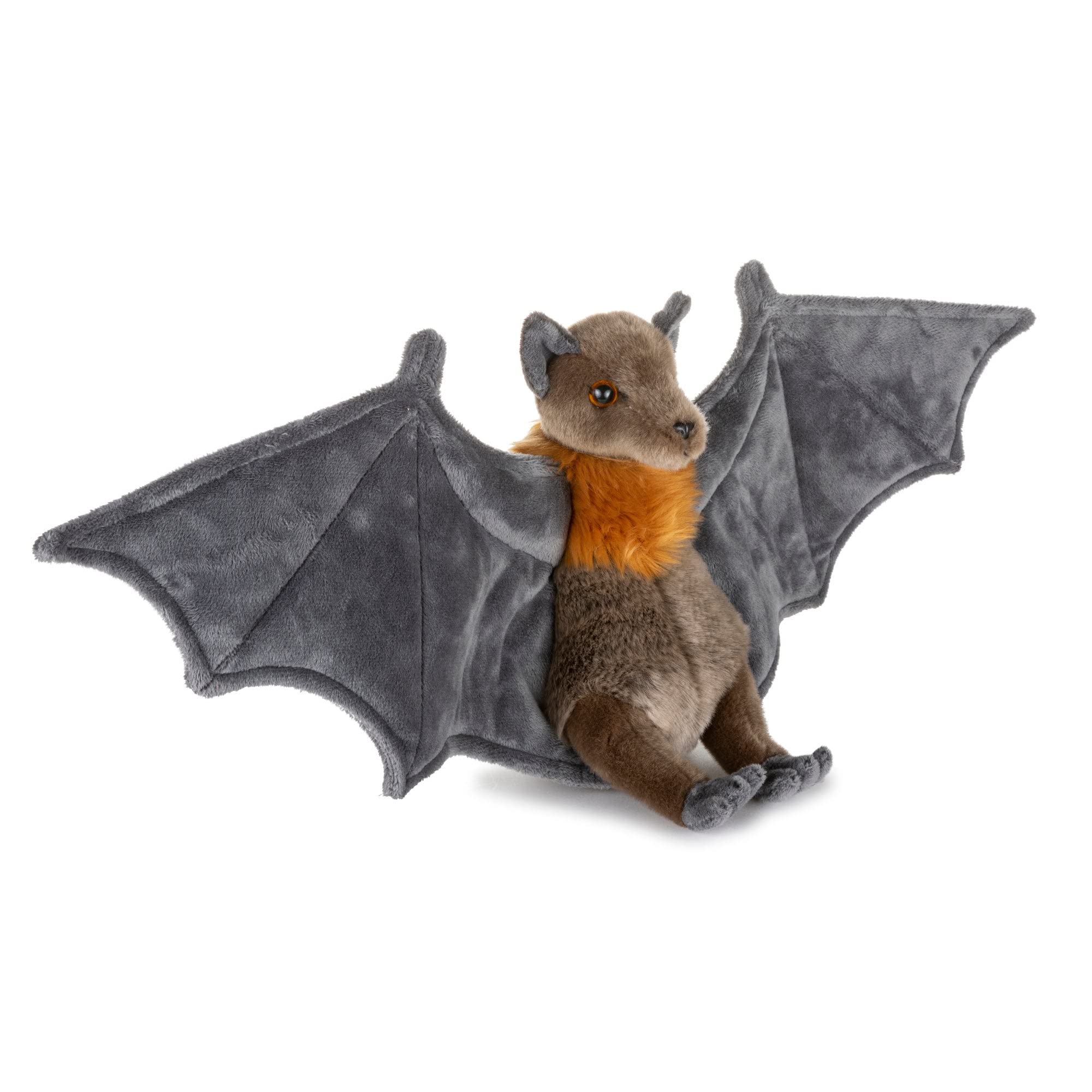 Wildlife Tree 11 Inch Bat Plush - Lifelike Stuffed Animal from The Kingdom Collection, Educational Toy for Nighttime Wildlife Enthusiasts