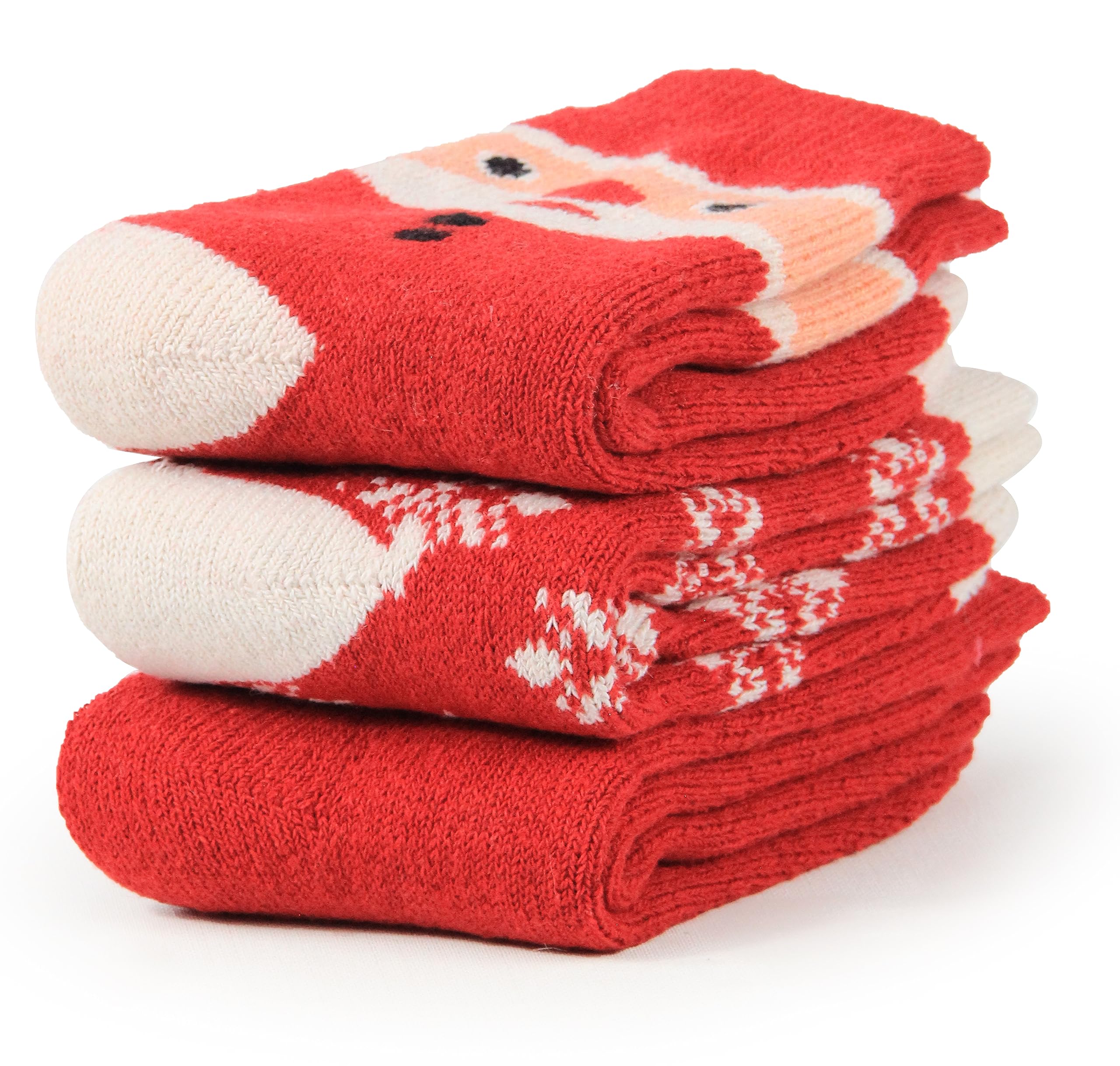 BomKinta Women Boot Socks Fall Warm Cozy Crew Socks Christmas Gift for Women (3 Pairs)