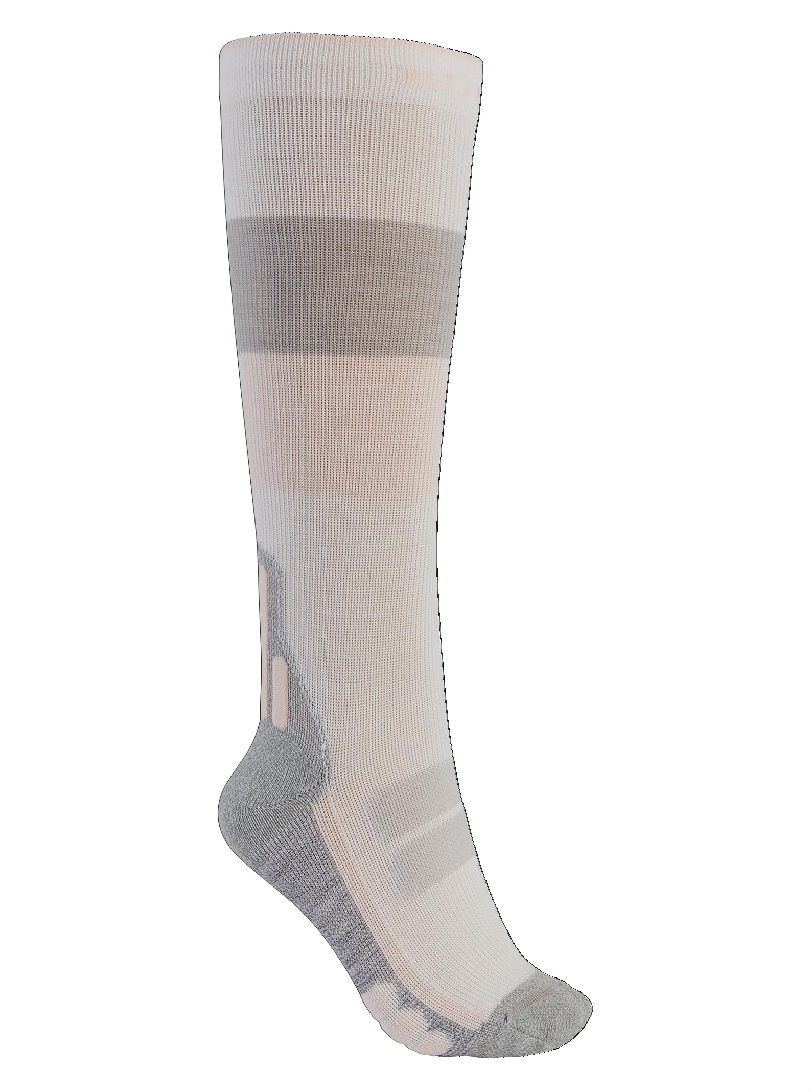 Burton Women's Performance + Ultralight Compression Socks, Stout White, ML