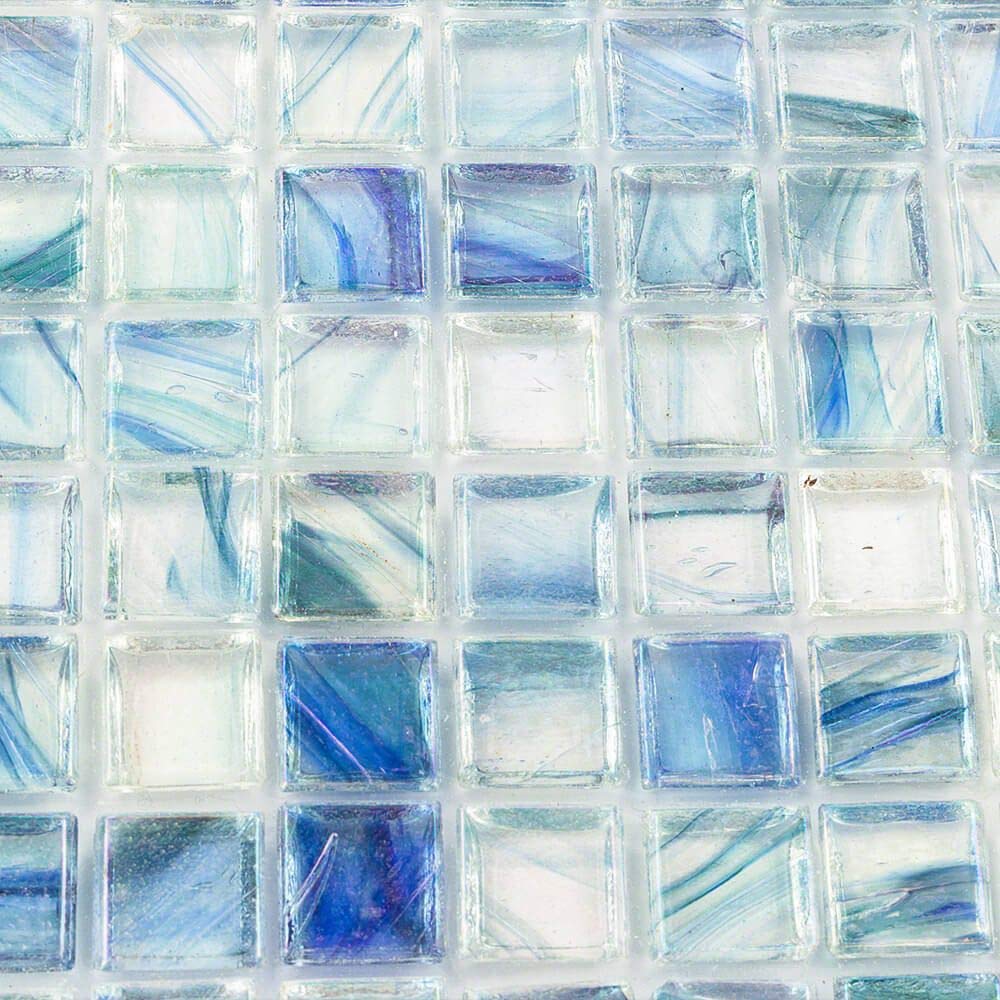 Breeze Fog 12.75 in. x 12.75 in. Glass Mosaic Floor and Wall Tile (1.15 Sq. Ft. per Sheet)