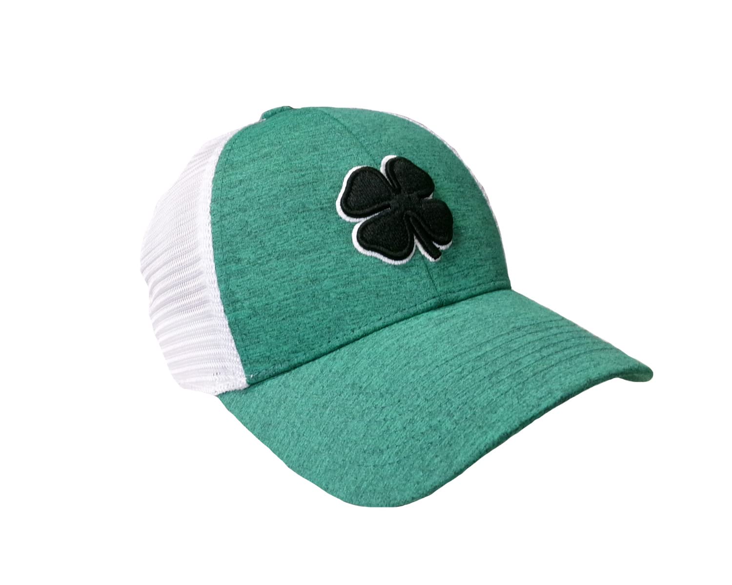 Black Clover Perfect Luck 10 L/XL Green Hat with White Mesh and Black HD Clover Patch