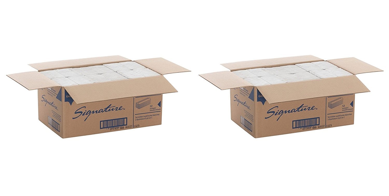 Georgia Pacific Pacific Blue Select (previously branded Signature) Paper Towel, C-Fold, 120 Count Pack, GP PRO 23000 - Case of 12