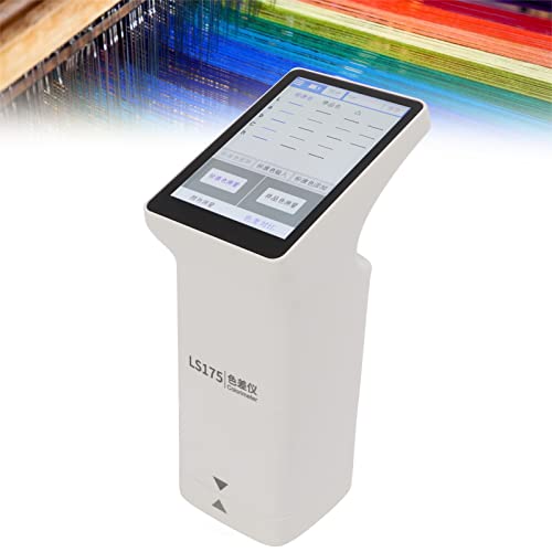 Color Difference Tester, 20mm Measuring Aperture QC Detection ABS High Accuracy Digital Colorimeter LS175 with U Disk for Textile Fabrics