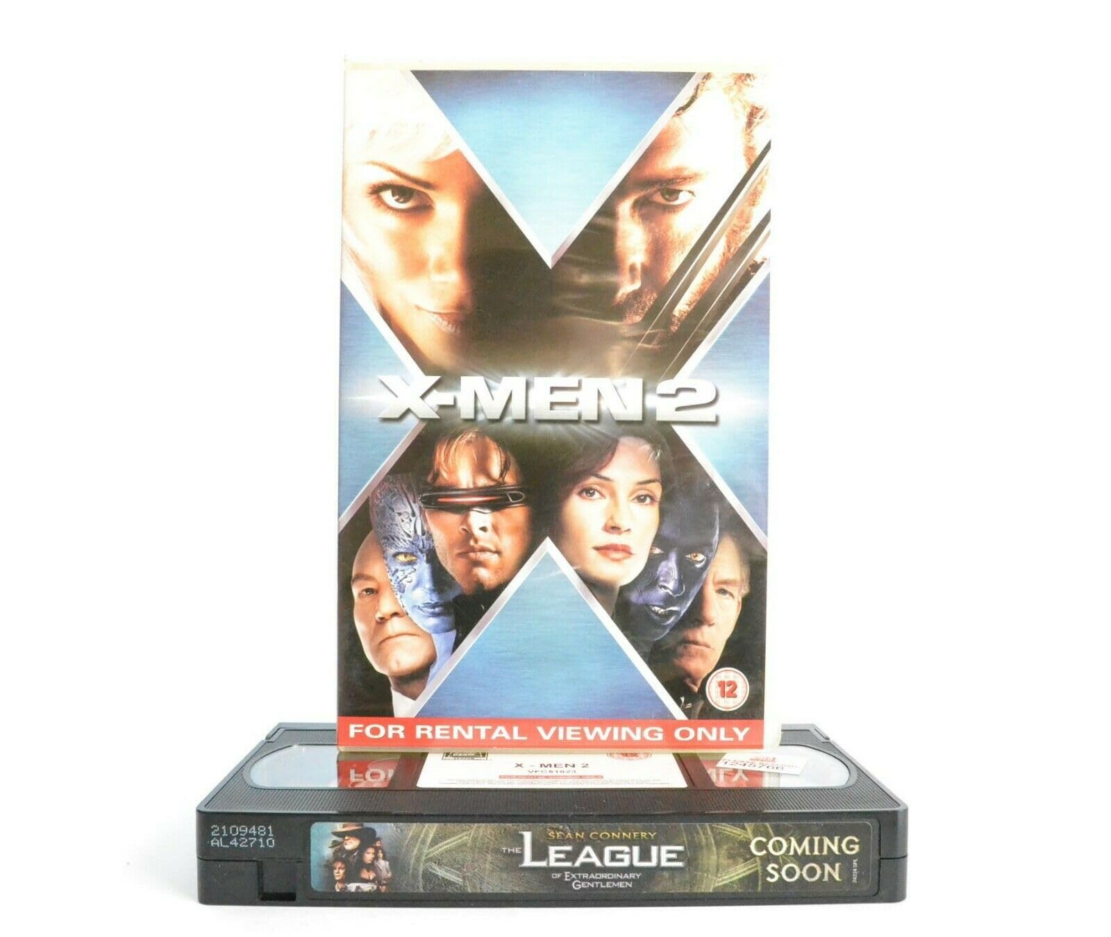 X-Men 2: Superhero Action - Large Box [Rental] - H.Jackman / H.Berry - Pal VHS