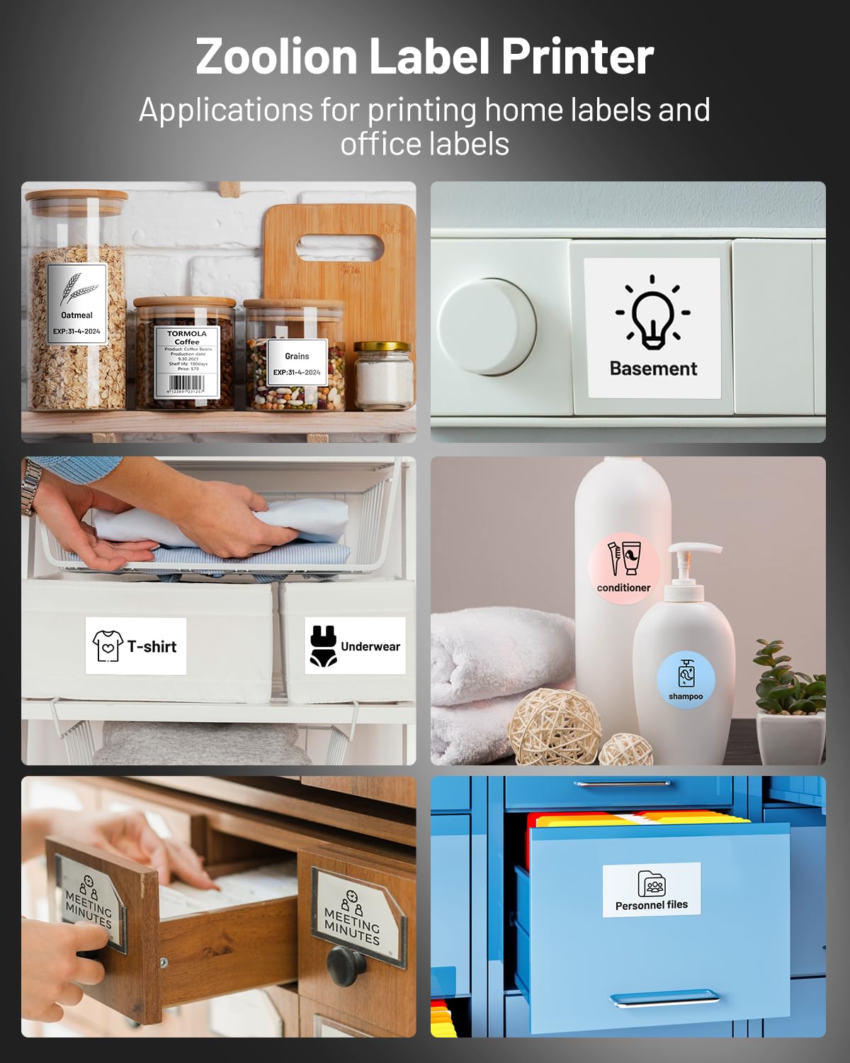 Bluetooth Shipping Label Printer for Small Business & Home Use, Thermal Printer Supports 4x6 Inch Thermal Labels, Compatible with Phones & Laptops. Label Printer for USPS Esty eBay Shopify UPS Amazon