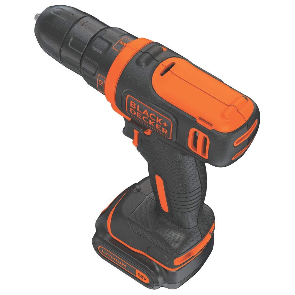 BLACK+DECKER 12V MAX Cordless Drill/Driver (BDCDD12C) (Renewed)