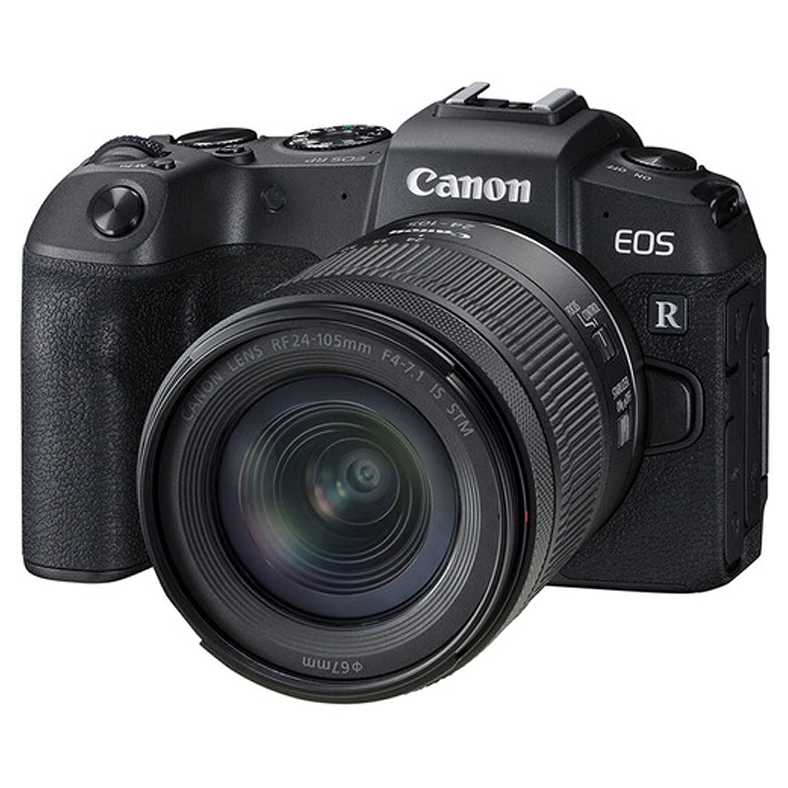 Canon EOS RP Mirrorless Digital Camera with RF 24-105mm f/4-7.1 STM Lens + 128GB Memory + Case + Tripod + Filters (38pc Bundle) (Renewed)