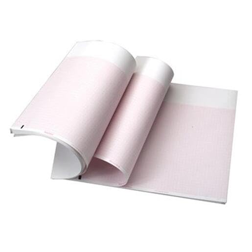 ECG Paper Depot 2 Packs EKG Paper for Welch Allyn CP100, CP150, CP200, Each Pack Size 210mm x 280mm x 200 sheets Premium Quality 80g/sm (8.25 x 11 inch), 94016-0000 Z Fold Paper for EKG Machine