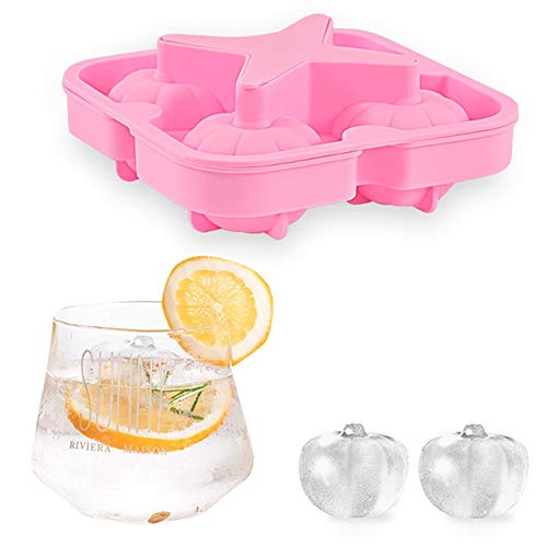 Ice Cube Trays , Tray Balls, Ice Cube Mould Ice Trays Long Ice Cube Tray Ice Cube Trays Large Silicone Ice Tray Silicone Ice Cube Tray Ice Ball Mould Silicone Ice Cube Trays Gray,One Size (Color : Pi