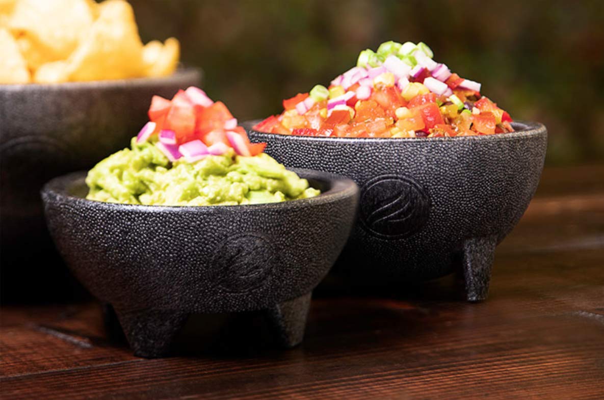 Blackstone 5123 Salsa Bowl 8 ounce ,Black ( Pack of 2 )