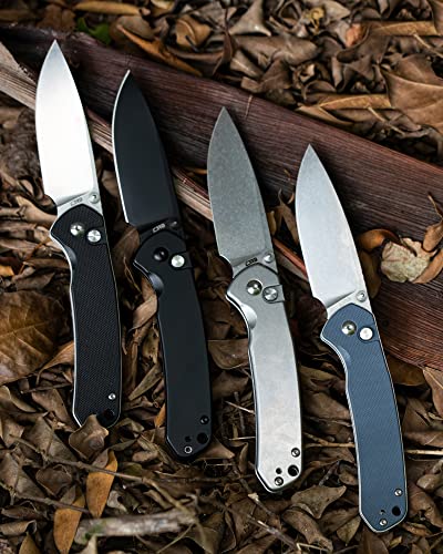 CJRB Pyrite Black Bundled with Blue Great EDC Knife Companion