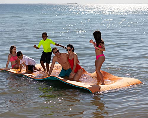 Maui Mat (by Aqua Lily Products): Floating Foam Fun Pad Designed for Water Recreation and Relaxing (14 foot)