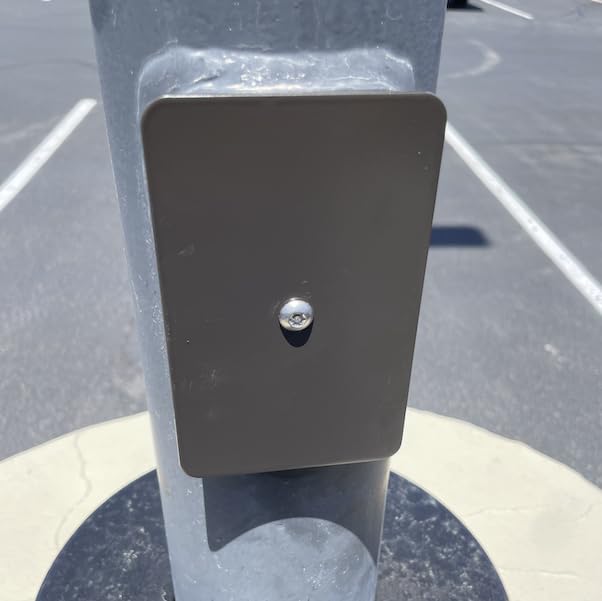 End Metal Theft Tamper Resistant Hand Hole Cover - Rectangle (3x5)