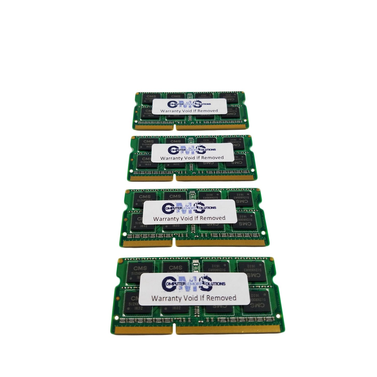CMS 32GB (4x8GB) DDR3 14900 1866MHZ Non ECC SODIMM Memory Ram Upgrade Compatible with Apple® iMac All in one 3.3GHz Quad core Retina 5K, 27-inch, Late 2015 - A4