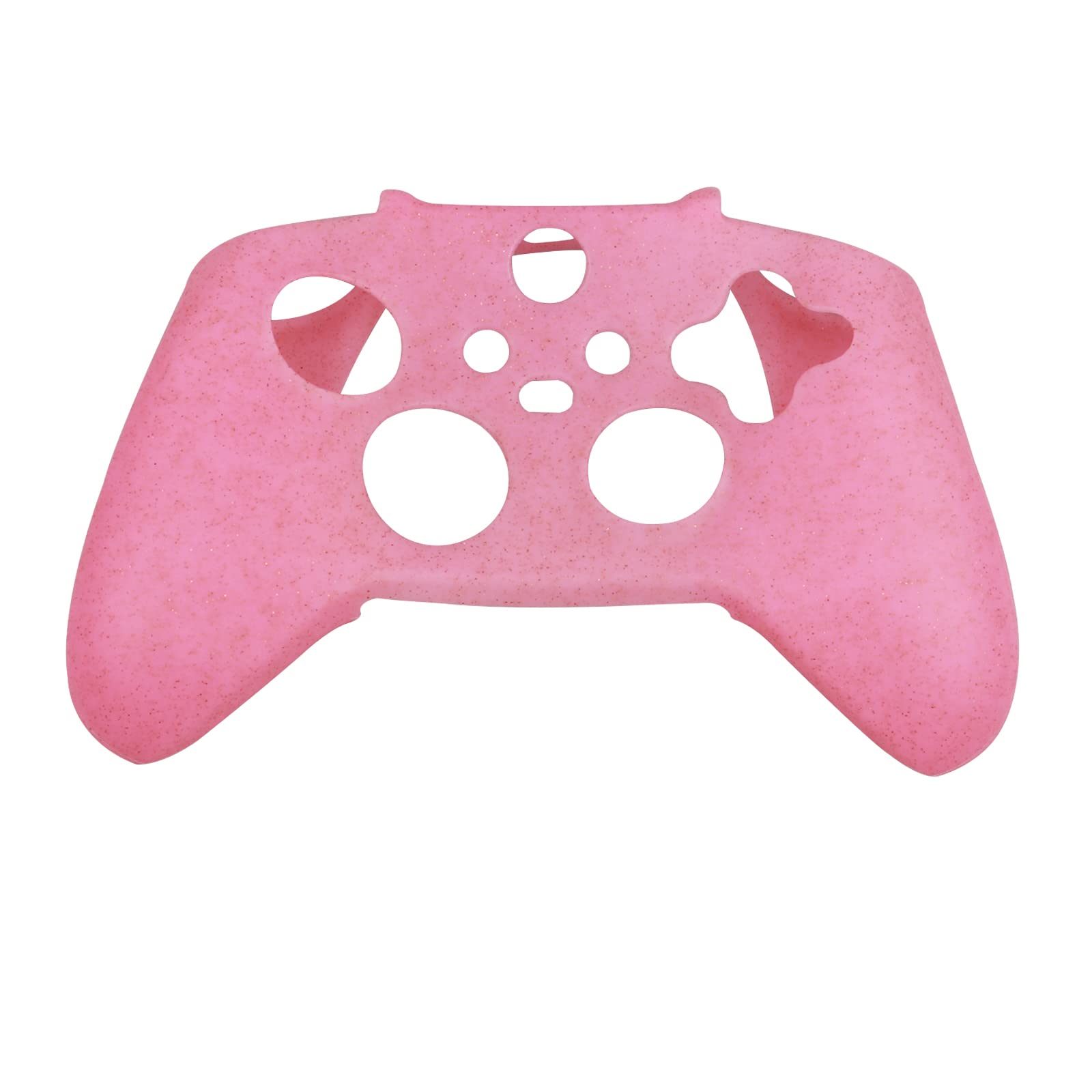 RALAN Glitter Controller Skin for Xbox Series, Anti-Slip Silicone Controller Cover Protector Case Compatible for Xbox Series Gamepad Joystick with 4 Cat Caps and Black Pro Thumb Grip x 8.