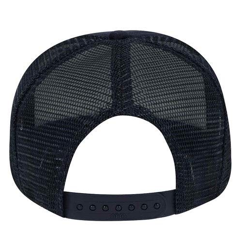 Chasing Fin Tarpon Fishing Trucker Hats for Men and Women, Snapback Foam & Mesh Baseball Cap. 5 Panel Adjustable Fishing Hat Navy